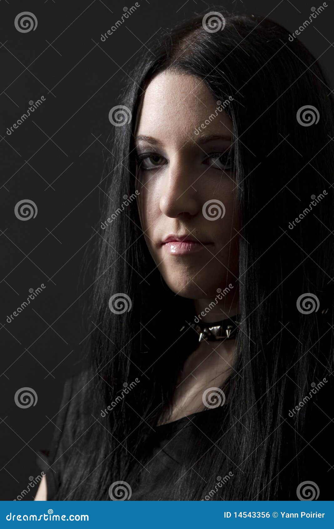 Goth girl stock photo. Image of adolescence, portrait - 14543356