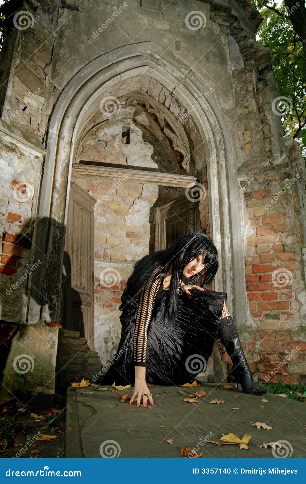 Goth girl stock photo. Image of goth, halloween, boots - 3357140