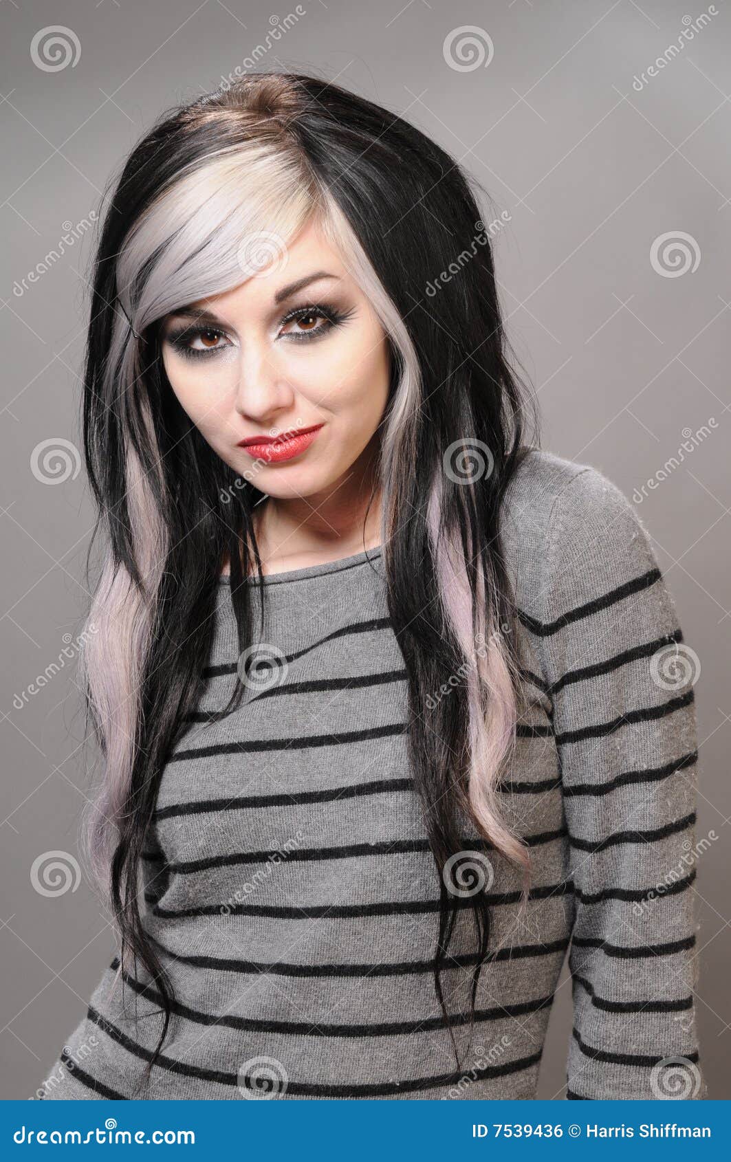 Goth girl stock photo. Image of spooky, teen, lovely, sweater - 7539436