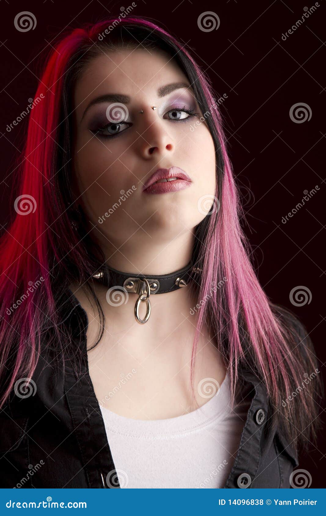 Goth Head Shot Royalty Free Stock Photos - Image: 14096838