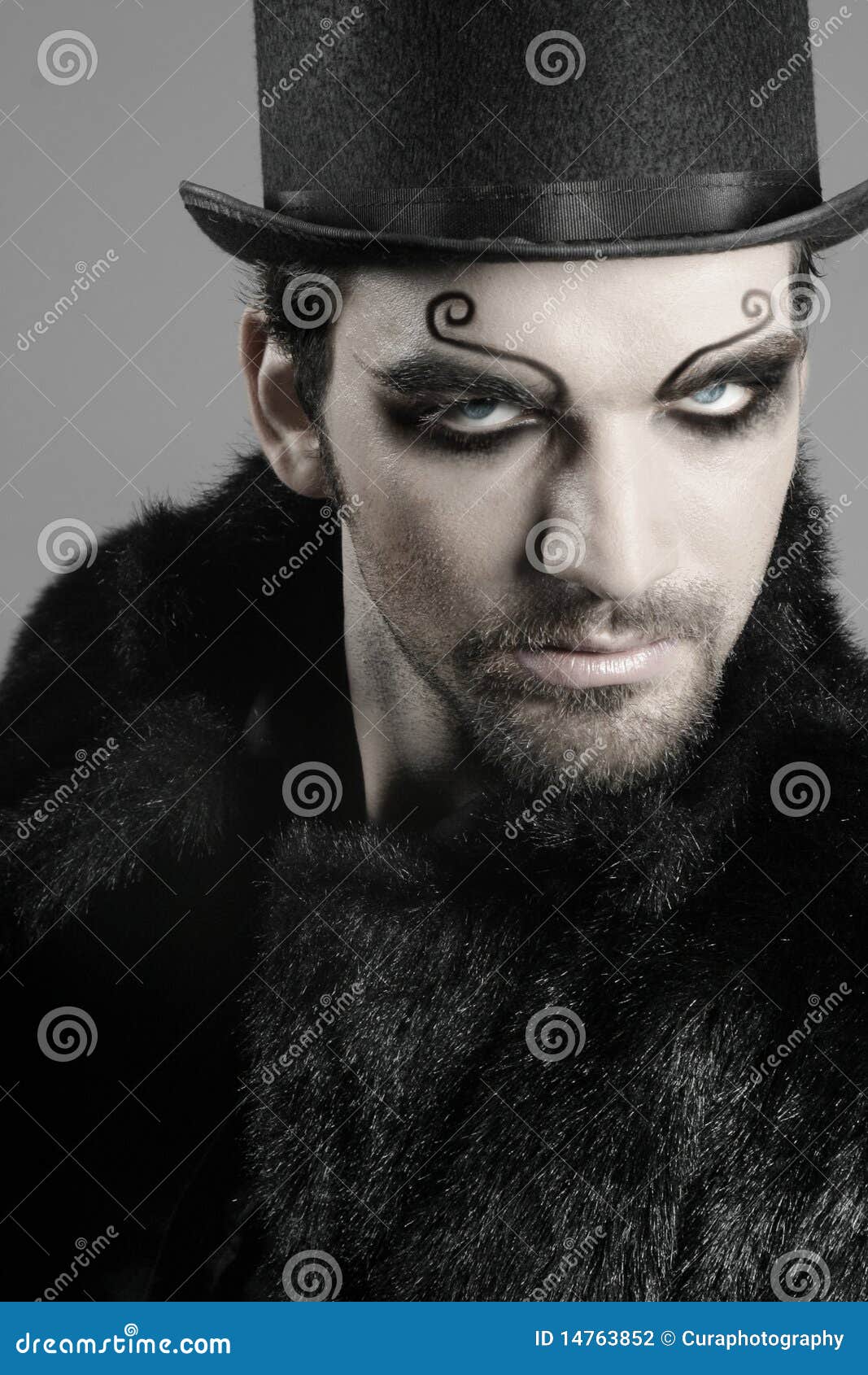 Goth Mann stockfoto. Bild von nacht, stilvoll, gesicht - 14763852