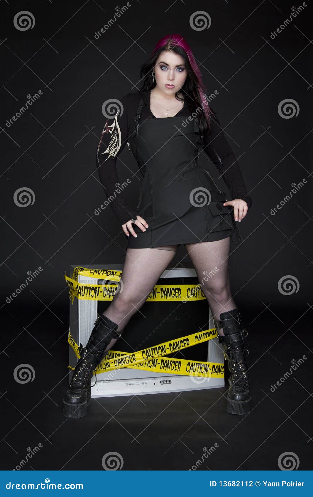 Goth Pinup stock photo. Image of beautiful, style, alternative - 13682112