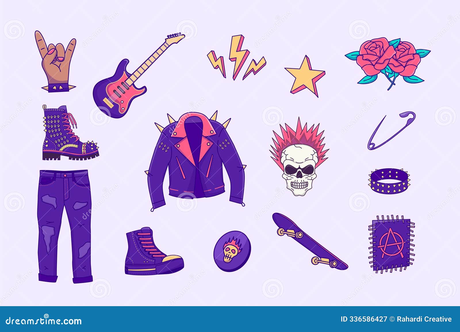 Punk Cartoon Illustration Of Sore Throat Spray | CartoonDealer.com ...