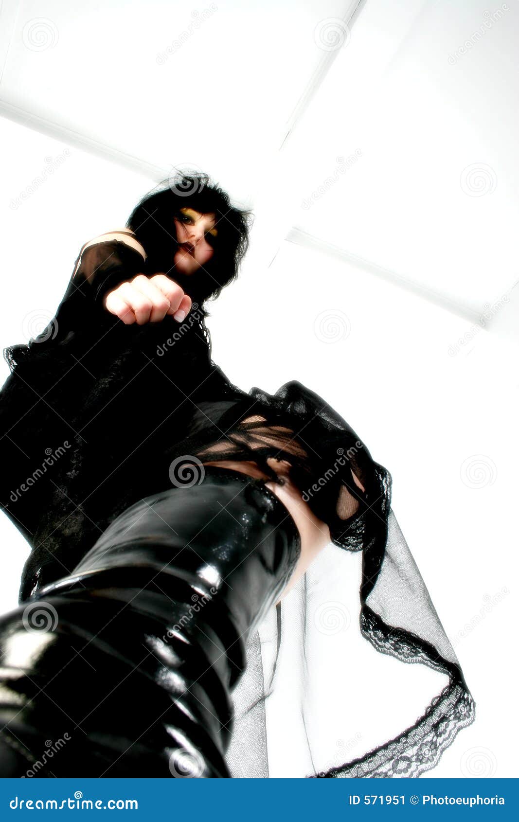 Goth Teen stock image. Image of coceptual, girl, stand - 571951