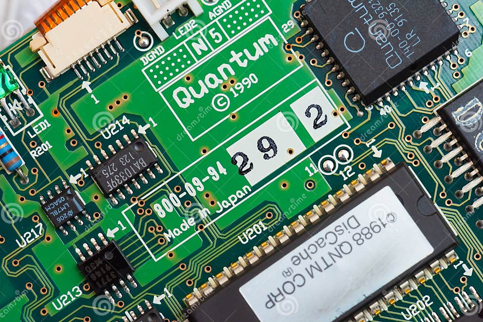 Controller Electronics of a Quantum ProDrive LPS 52AT 50MB Hard Drive ...