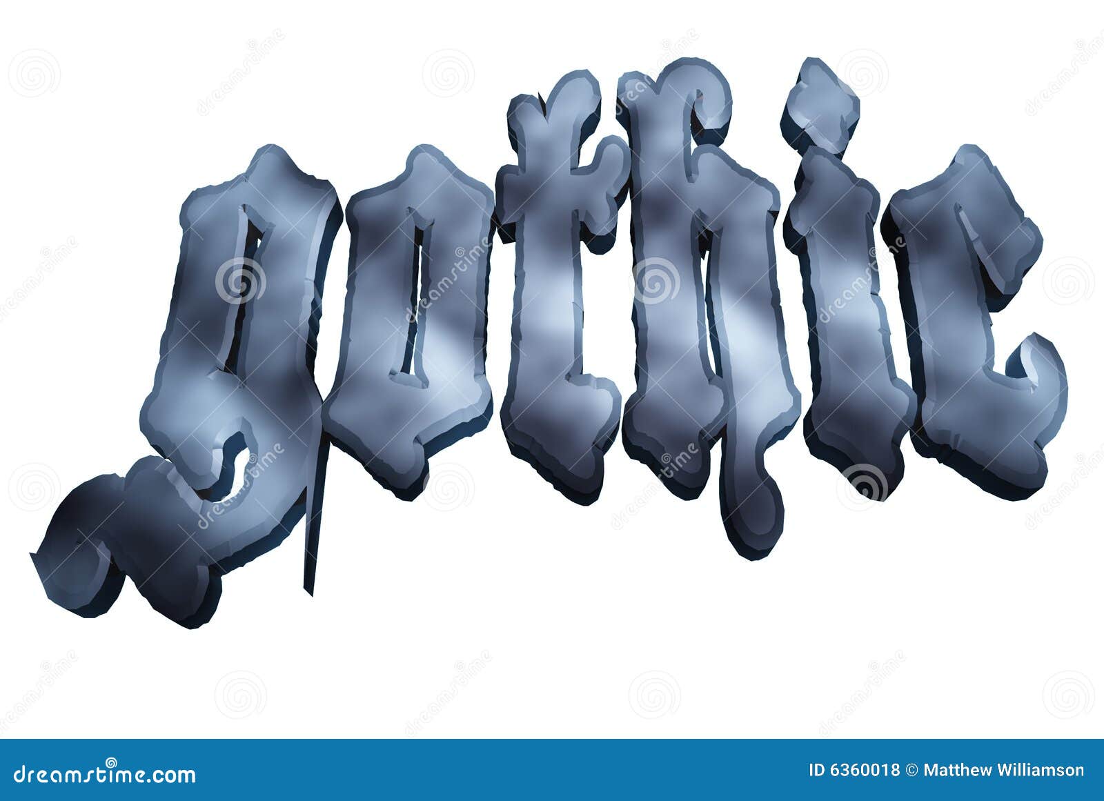 Gothic stock illustration. Illustration of words, grey - 6360018