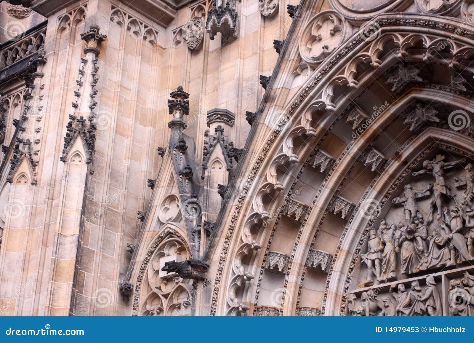 Gothic Arc Of A Church In Prague Stock Image - Image of prague, middle ...