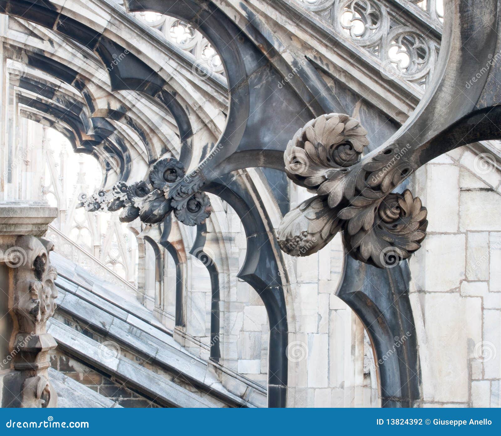 Gothic arches stock photo. Image of isolated, cathedral - 13824392