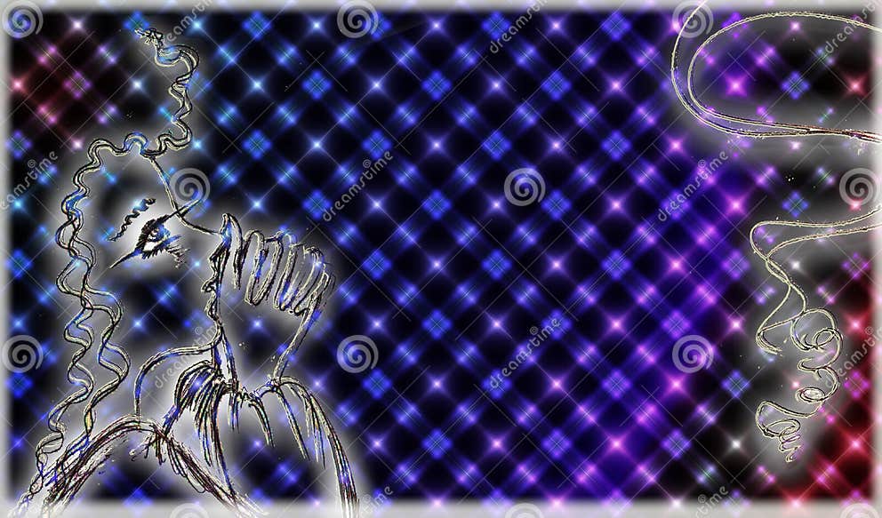 A Gothic base. stock illustration. Illustration of purple - 15823775