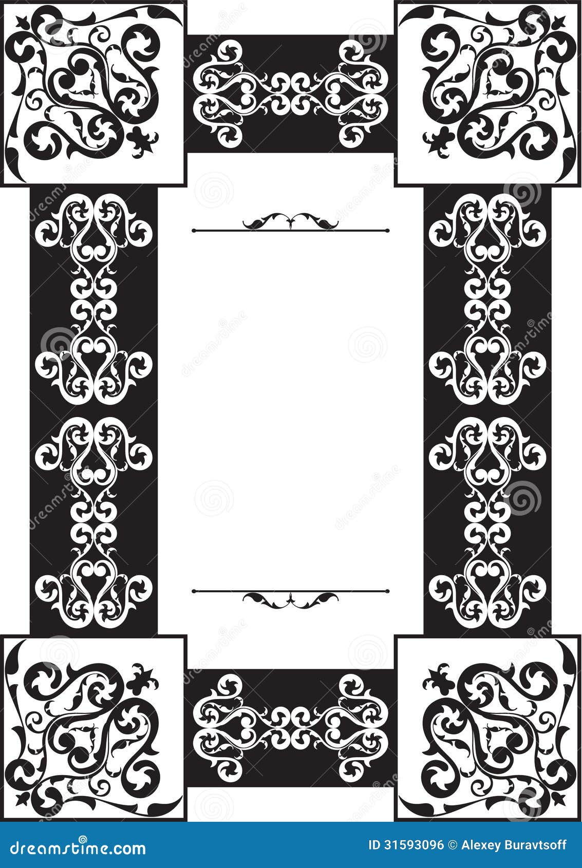 Gothic Border Vector Illustration | CartoonDealer.com #31593096