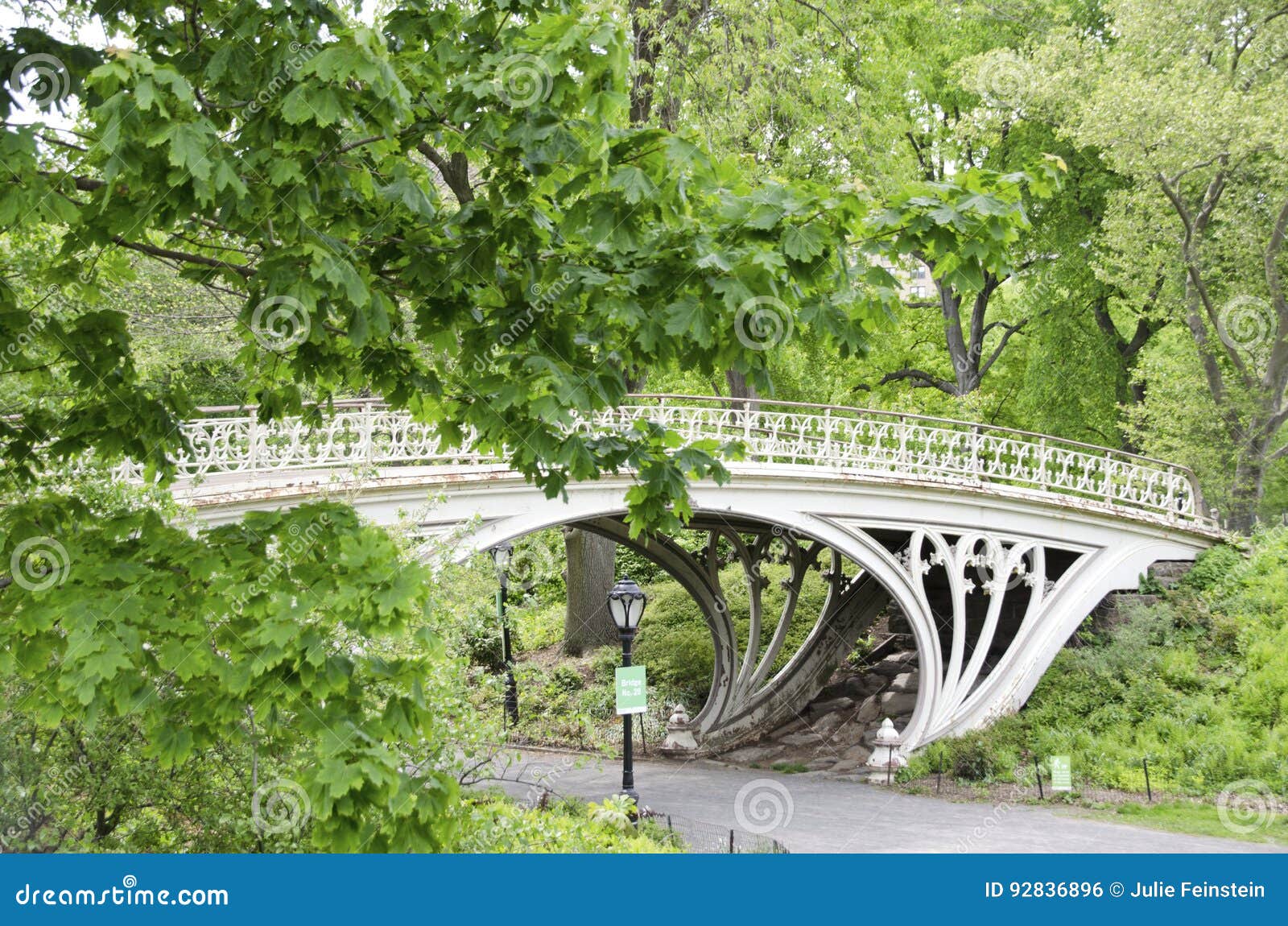 Gothic Bridge Central Park stock photo. Image of central - 92836896