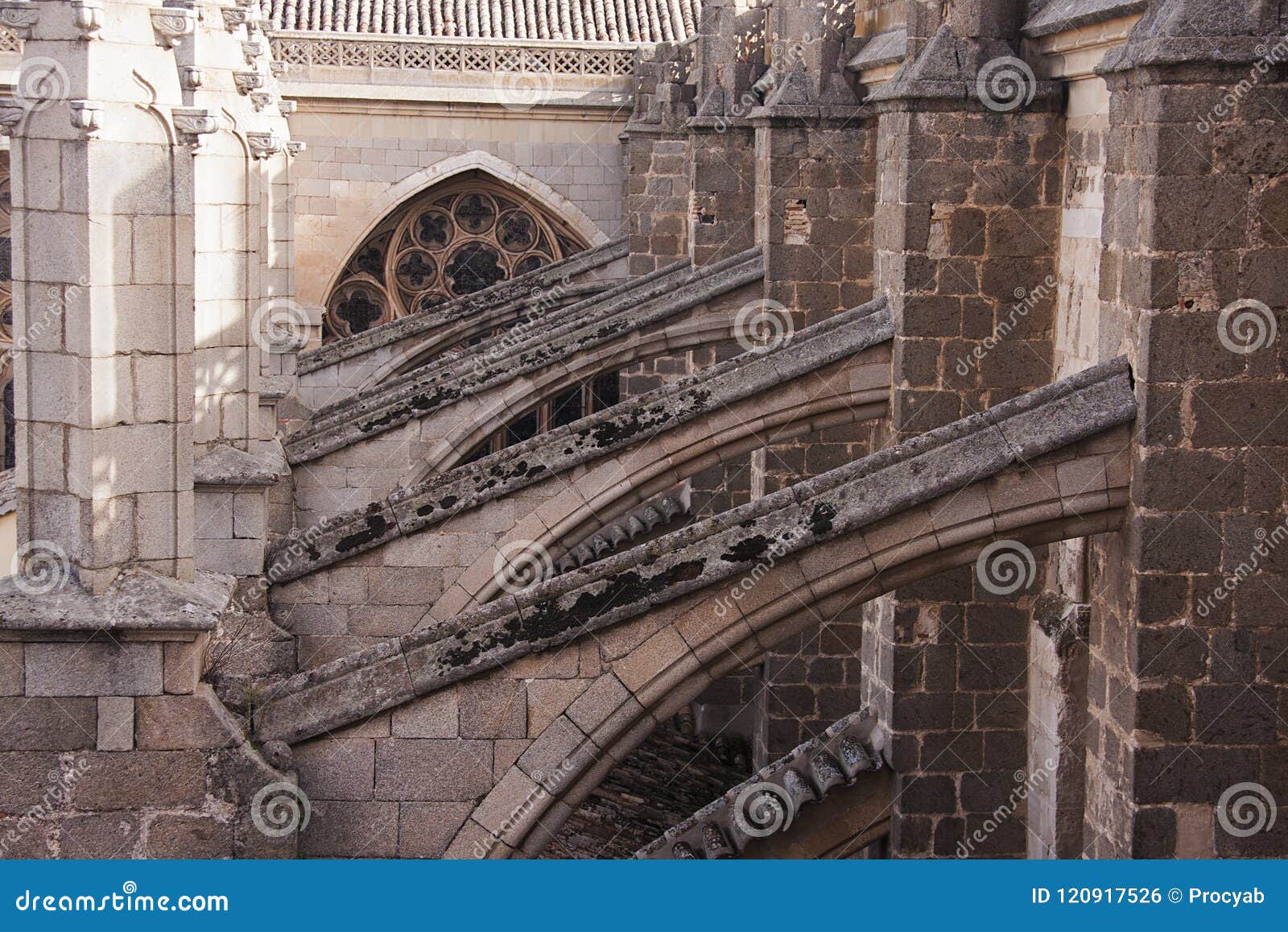 Gothic buttress stock photo. Image of city, gothic, tourism - 120917526