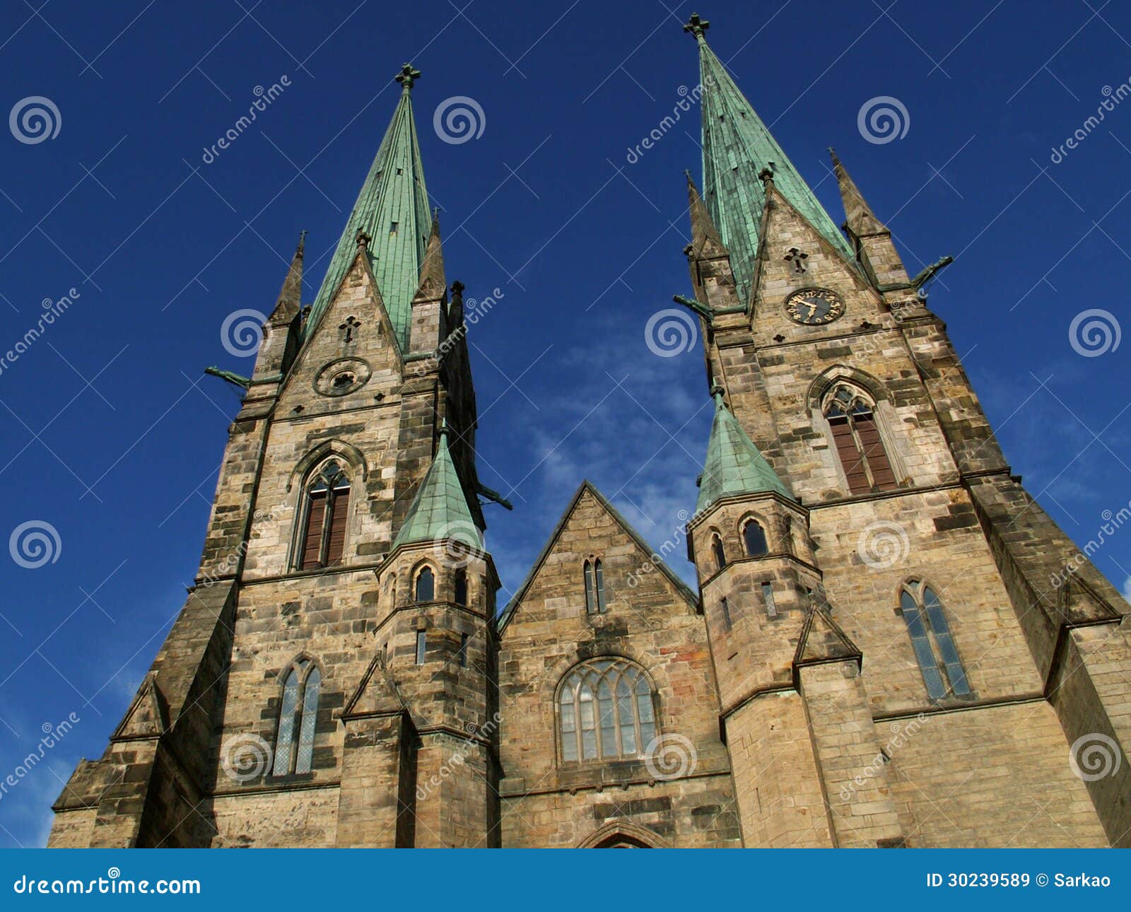 Skara, Sweden stock image. Image of skara, romantic, blue - 30239589