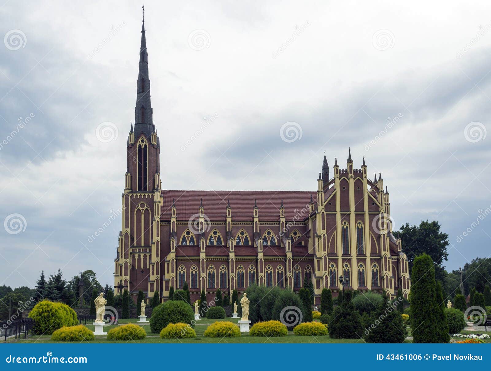 Gothic catholic church stock photo. Image of sculpture - 43461006