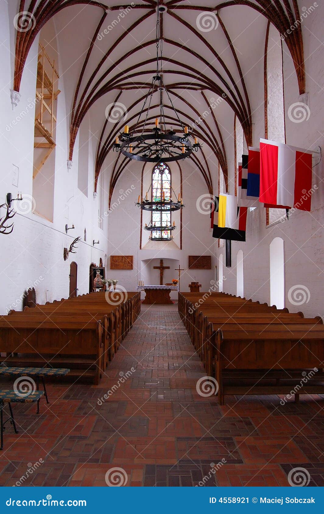 Gothic chapel stock image. Image of religion, light, catholic - 4558921