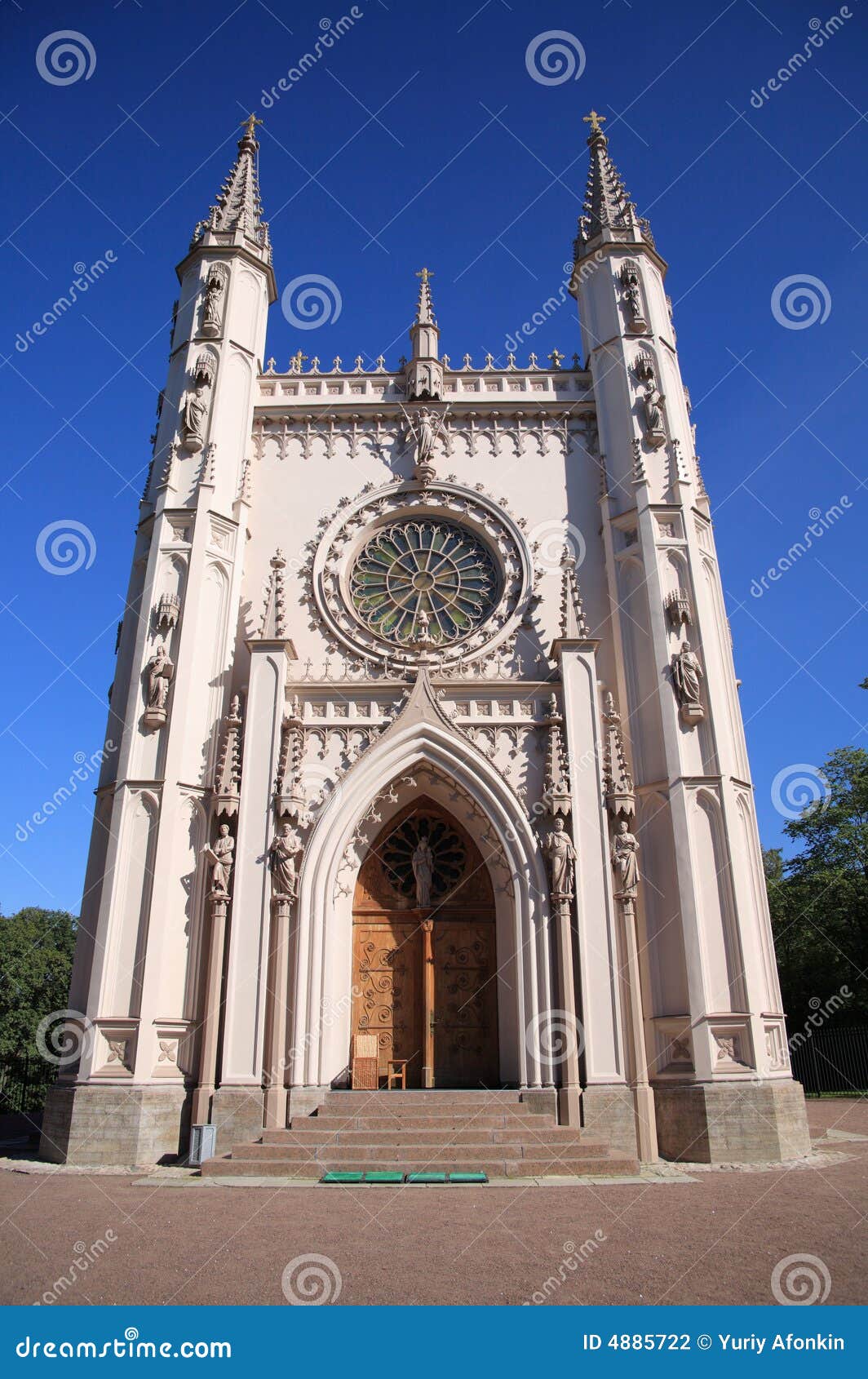 Gothic chapel stock photo. Image of petergof, exterior - 4885722
