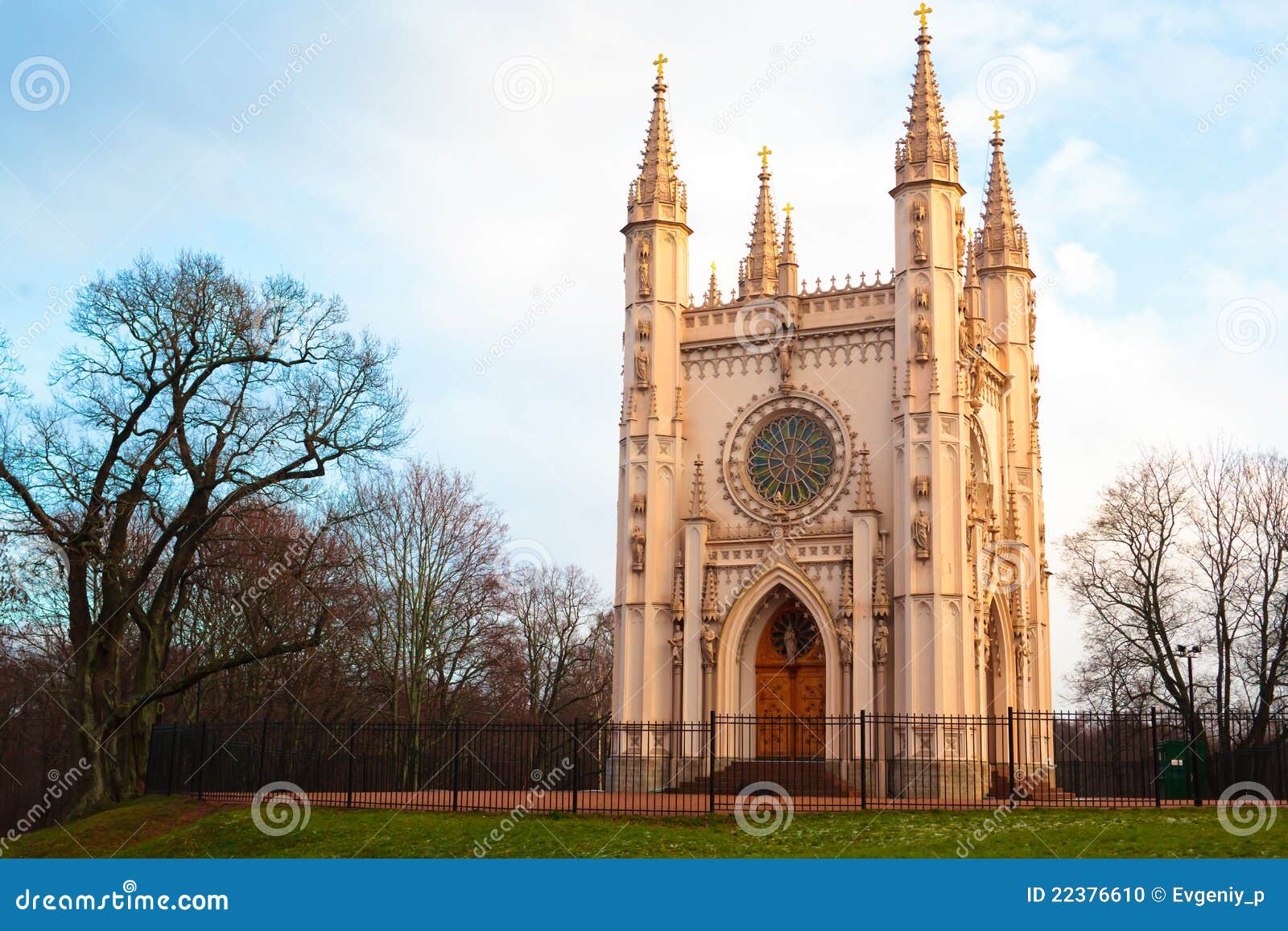 Gothic Chapel (Peterhof) stock photo. Image of religious - 22376610