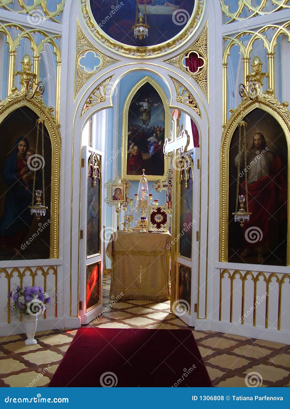 The Gothic Chapel in Peterhof, Alexandria. Stock Photo - Image of ...