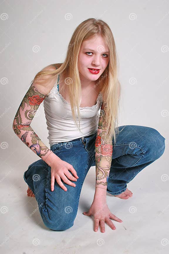 Gothic chick stock photo. Image of attitude, face, wild - 2067550