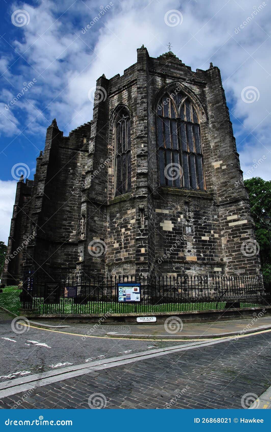 Gothic Church in Stirling Scotland Stock Image - Image of cupola ...