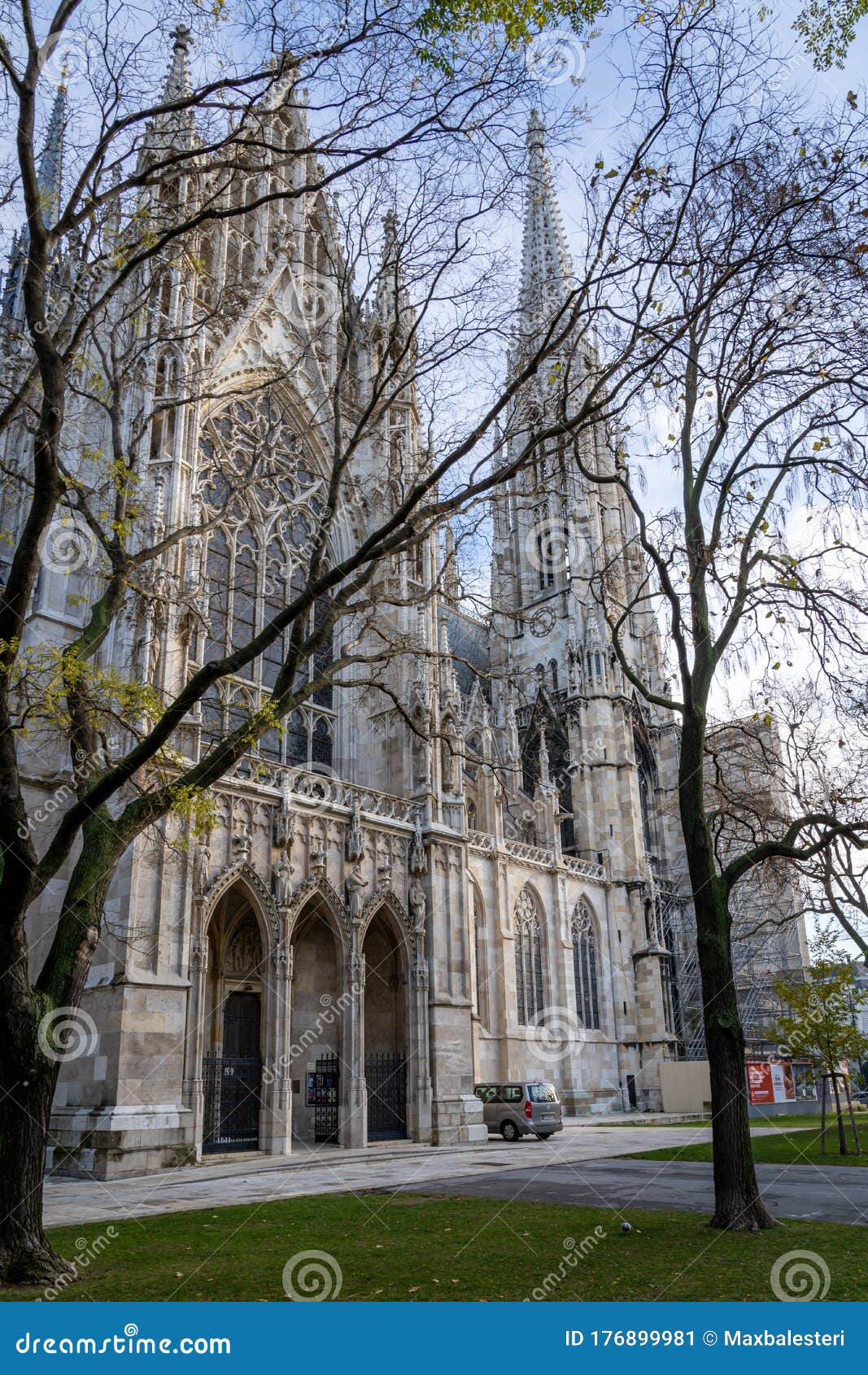 A Gothic Church in Vienna Austria Stock Image - Image of tourism ...