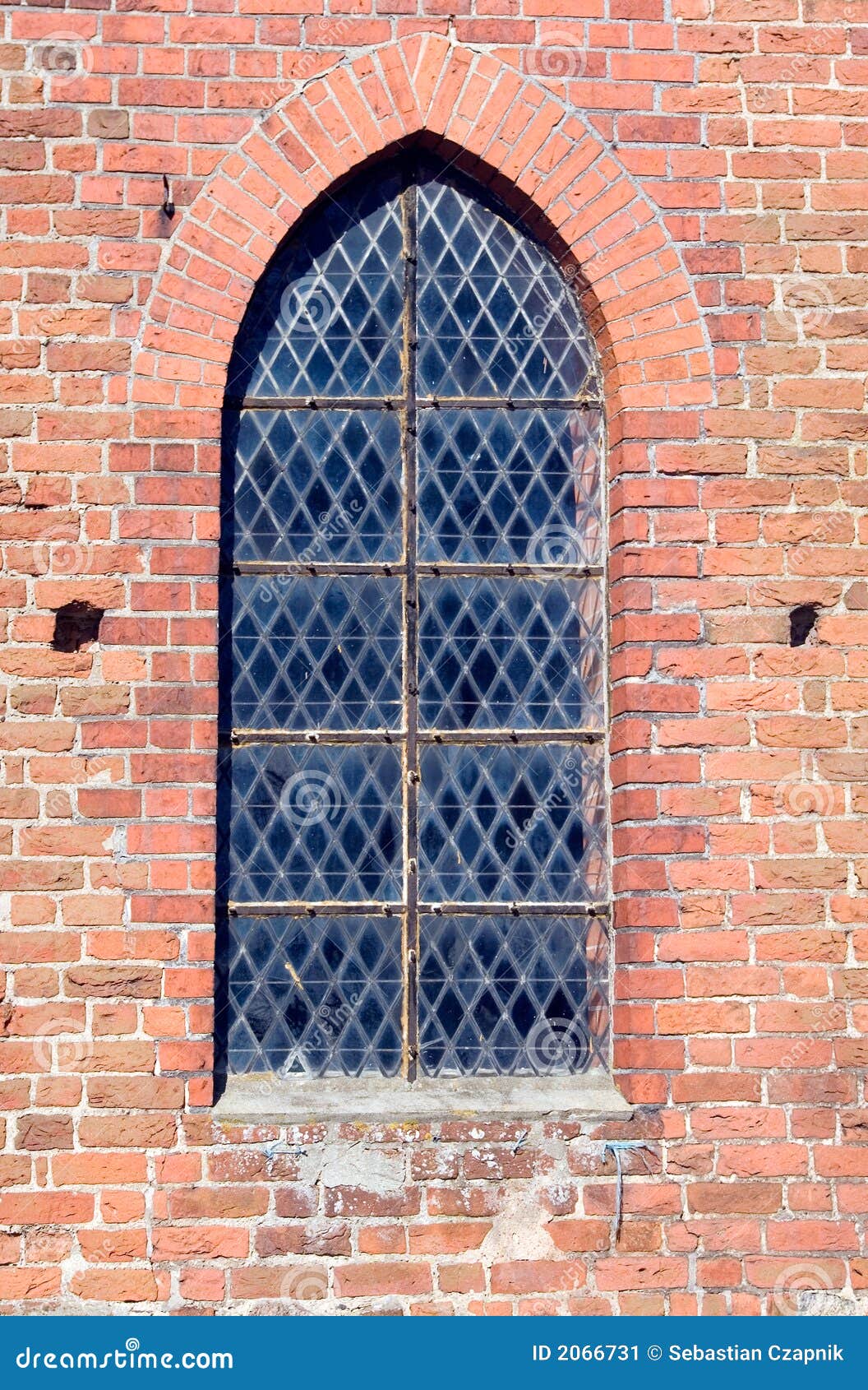 Gothic church window. stock image. Image of vertical, shape - 2066731