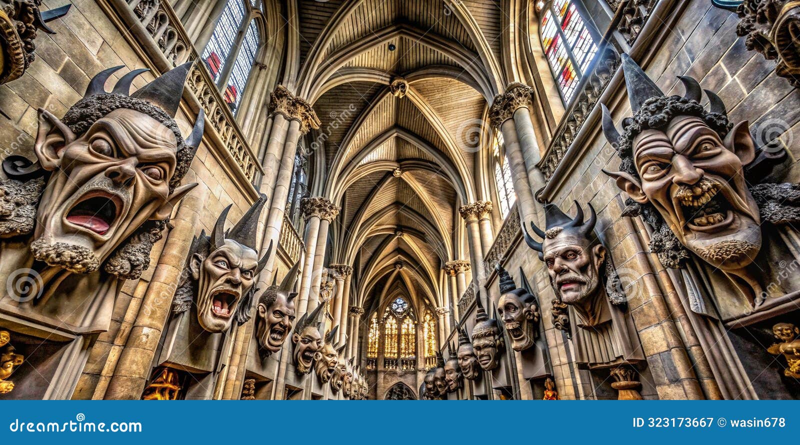 Gothic Churches are Full of Devils and Grotesque Figures Generative AI ...