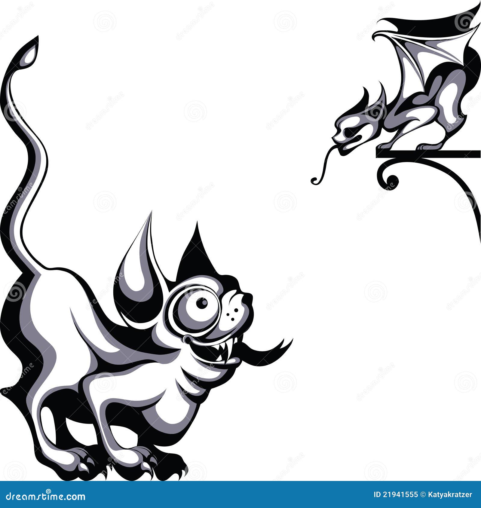 Gothic corner elements stock vector. Illustration of evil - 21941555