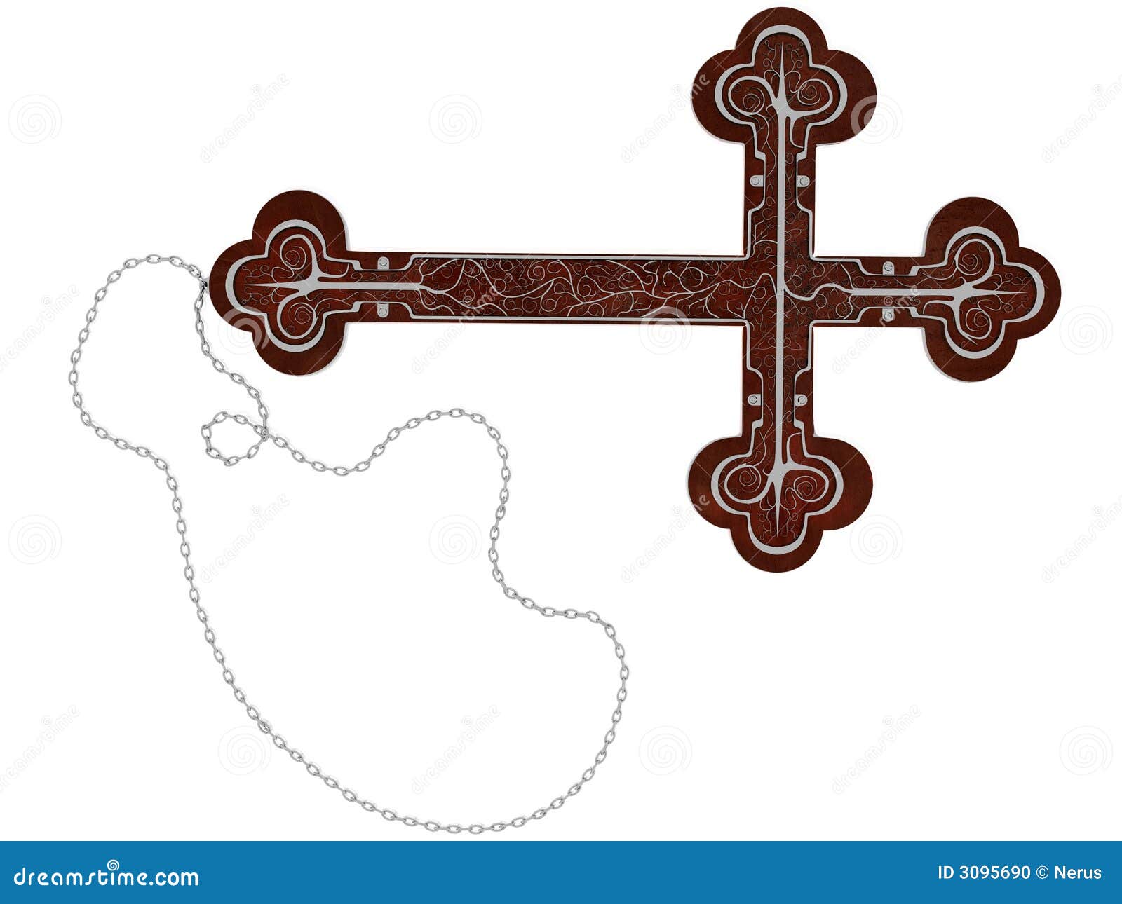 Gothic Cross Symbol Blue Light Flare Royalty-Free Stock Image ...