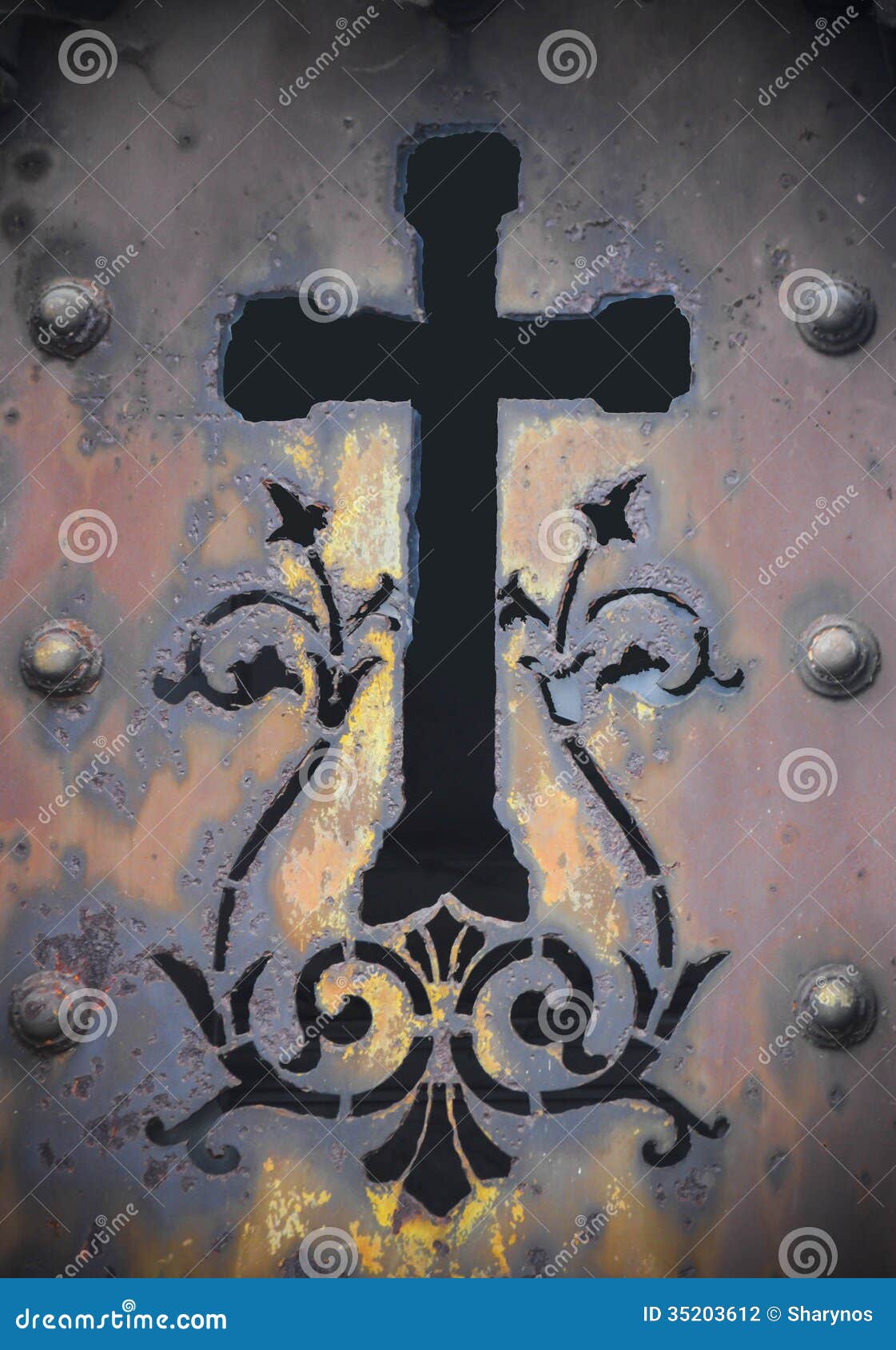 Gothic cross stock photo. Image of backdrop, detail, grunge - 35203612
