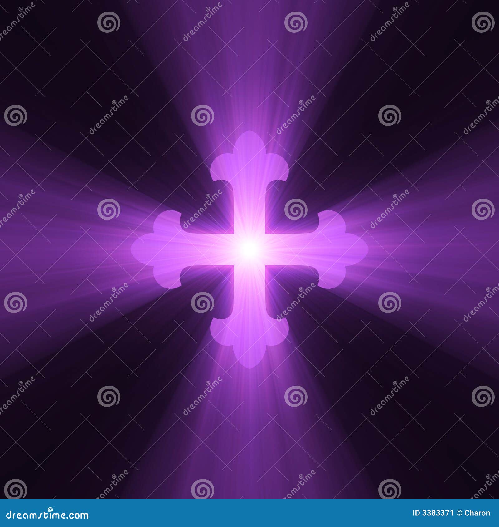 Gothic Cross Symbol Light Flare Stock Image | CartoonDealer.com #3383371