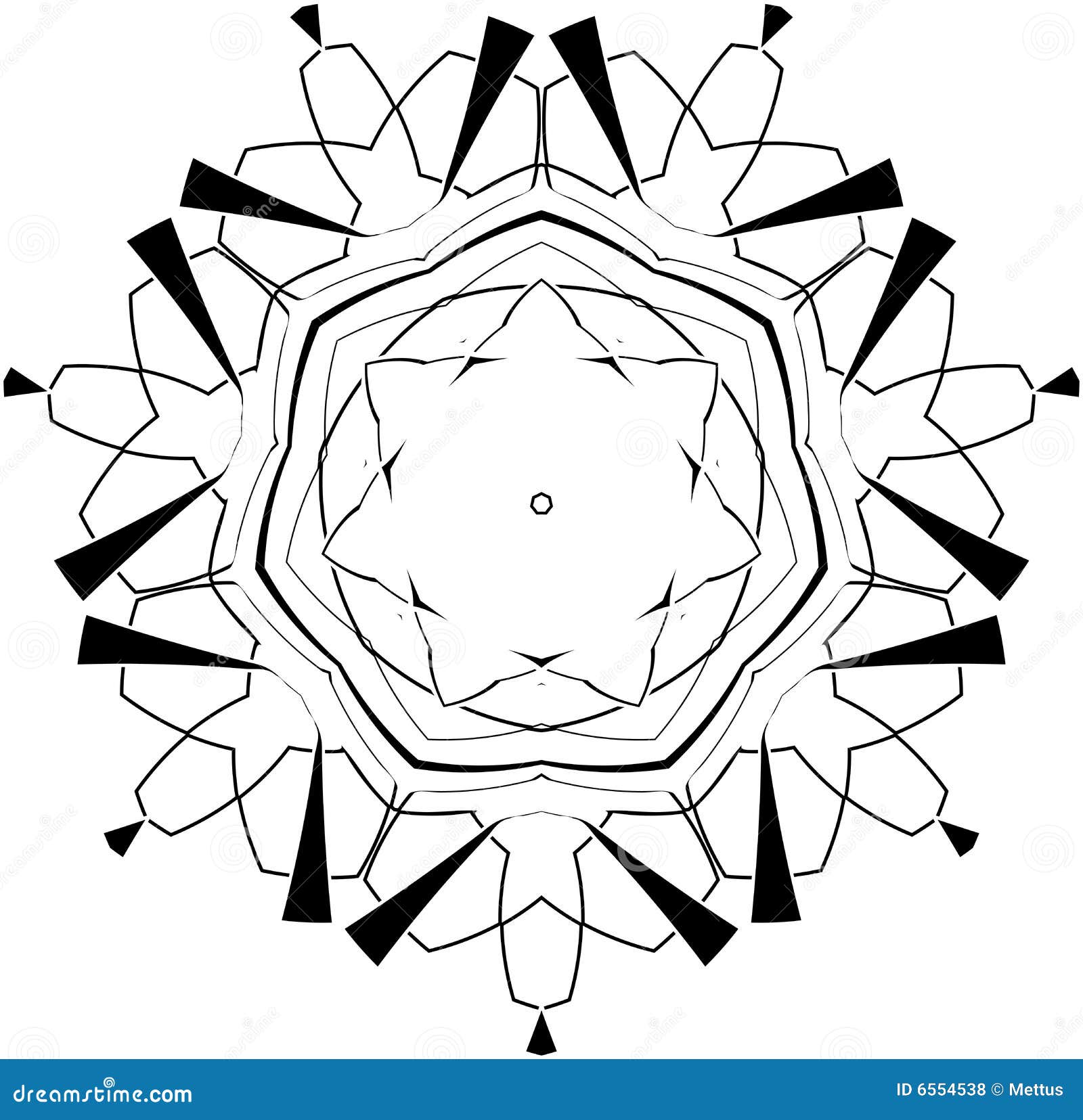 Gothic Curves Pattern Picture. Image: 6554538