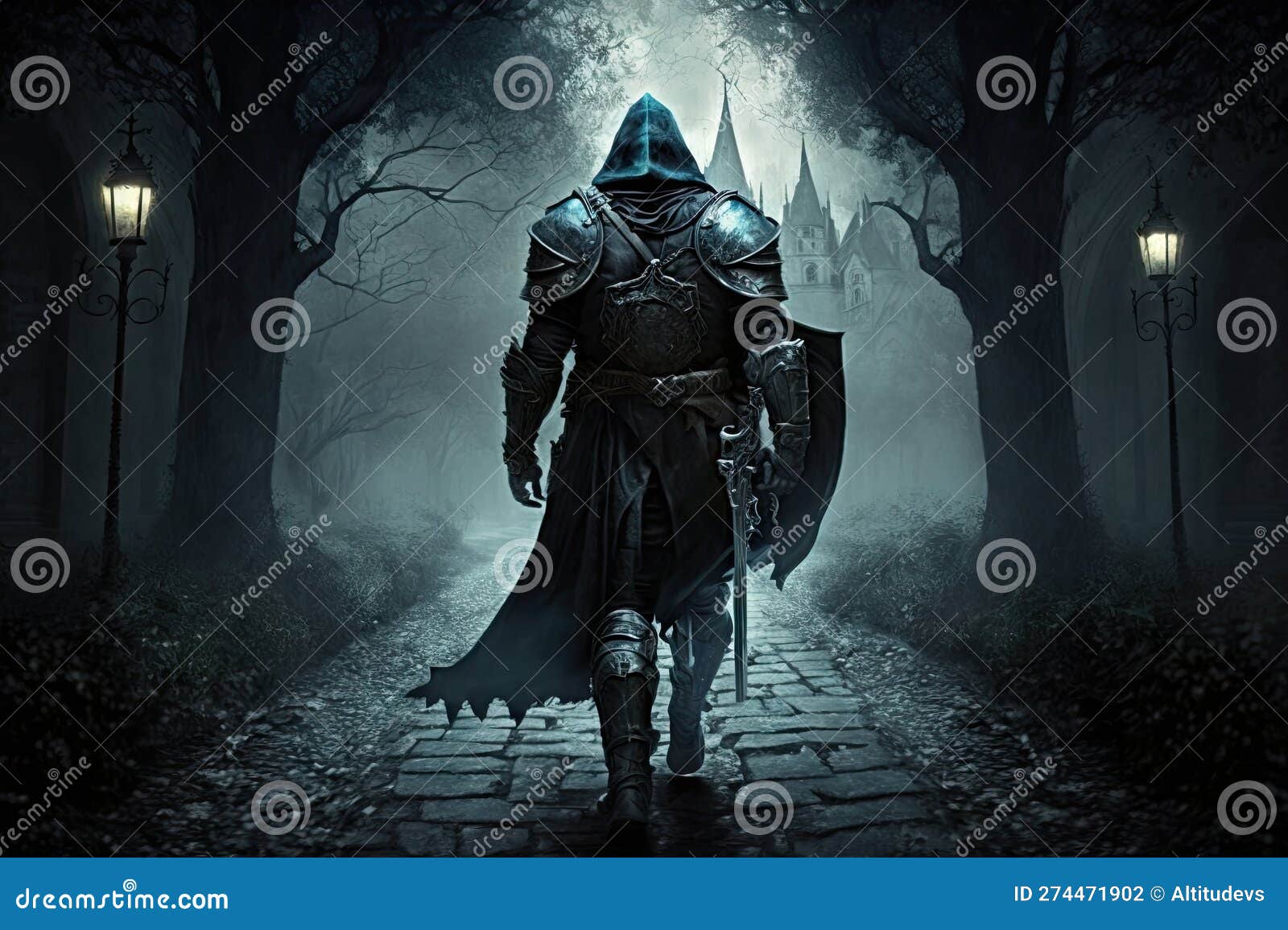 Oak Gothic Knight`s Shield With Rivets Vector Illustration ...