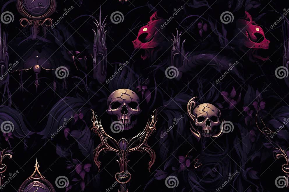 Gothic Dark Pattern with the Addition of Ominous and Surreal Mutations ...