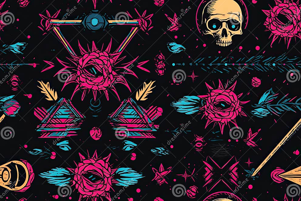 Gothic Dark Pattern with the Addition of Ominous and Surreal Mutations ...