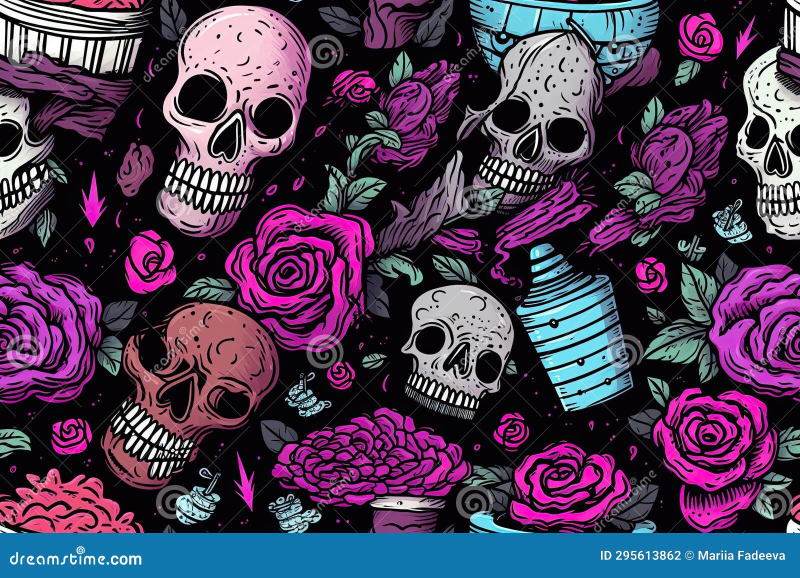 Gothic Dark Pattern with the Addition of Ominous and Surreal Mutations ...