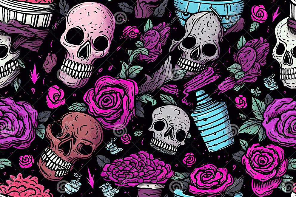 Gothic Dark Pattern with the Addition of Ominous and Surreal Mutations ...