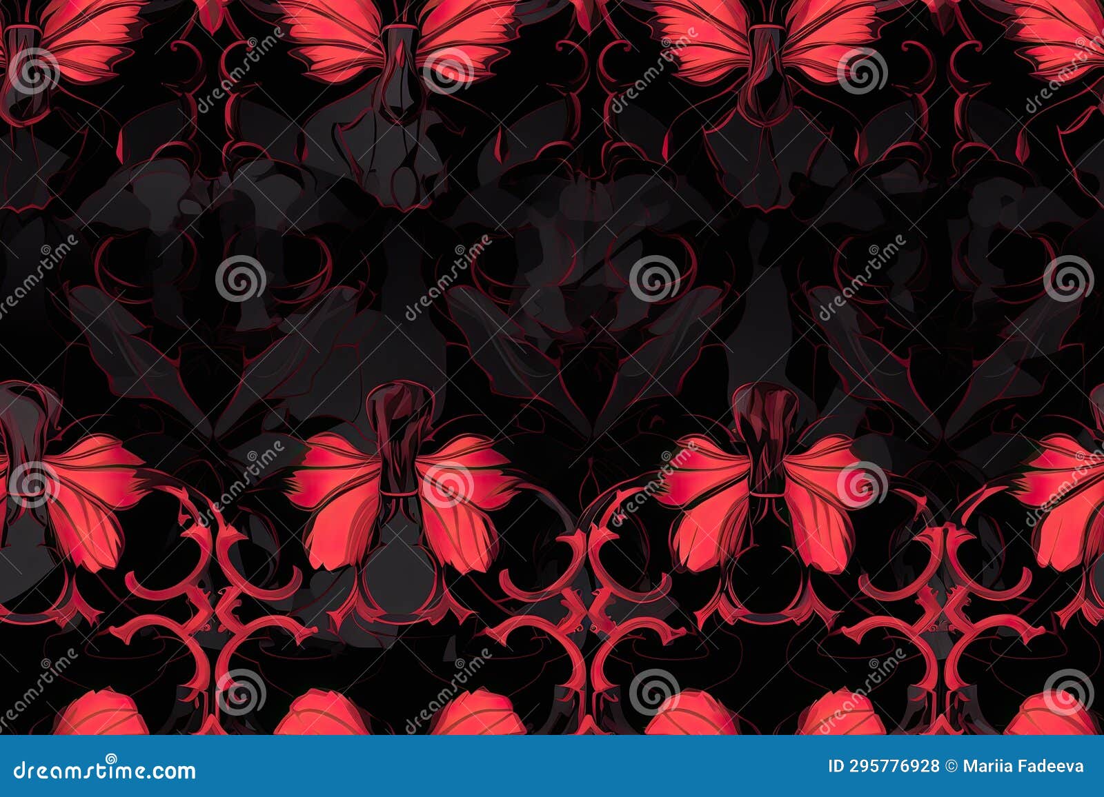 Gothic Dark Pattern with the Addition of Ominous and Surreal Mutations ...