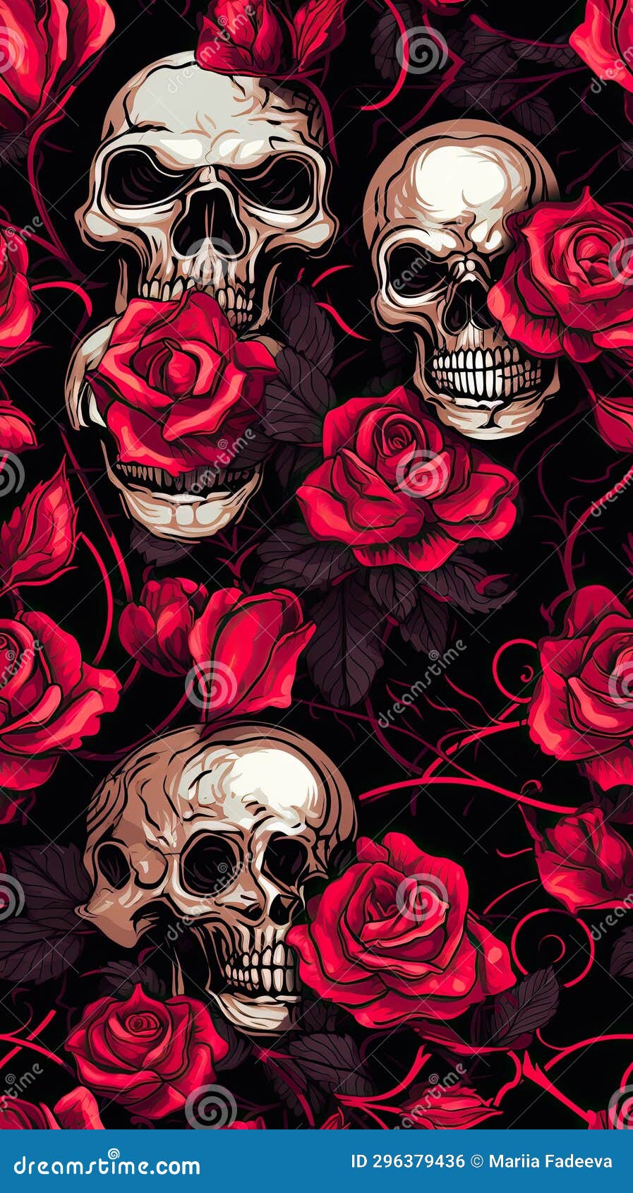 Gothic Dark Pattern with the Addition of Ominous and Surreal Mutations ...