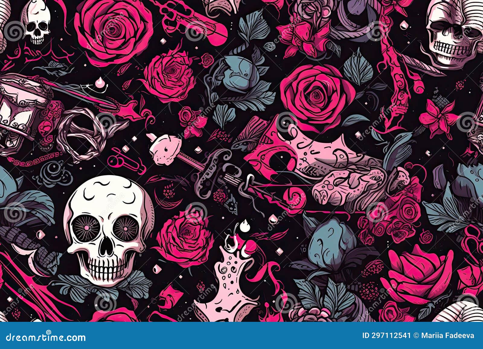 Gothic Dark Pattern with the Addition of Ominous and Surreal Mutations ...