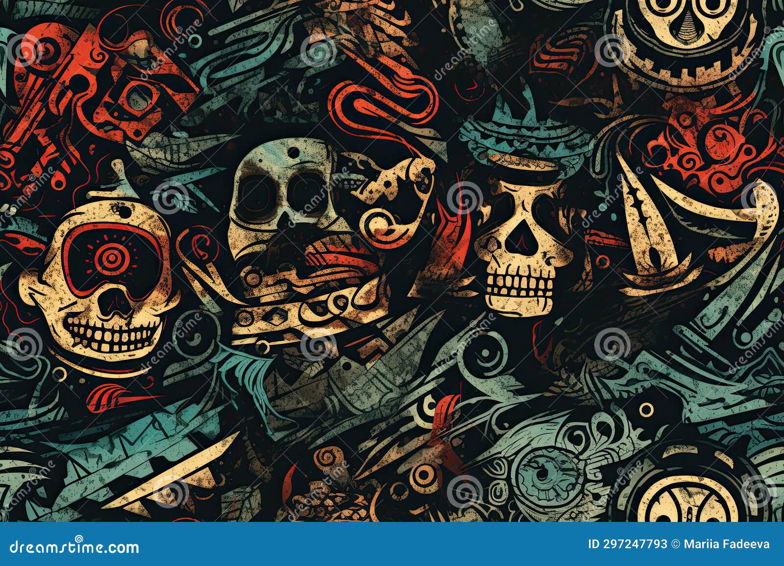 Gothic Dark Pattern with the Addition of Ominous and Surreal Mutations ...