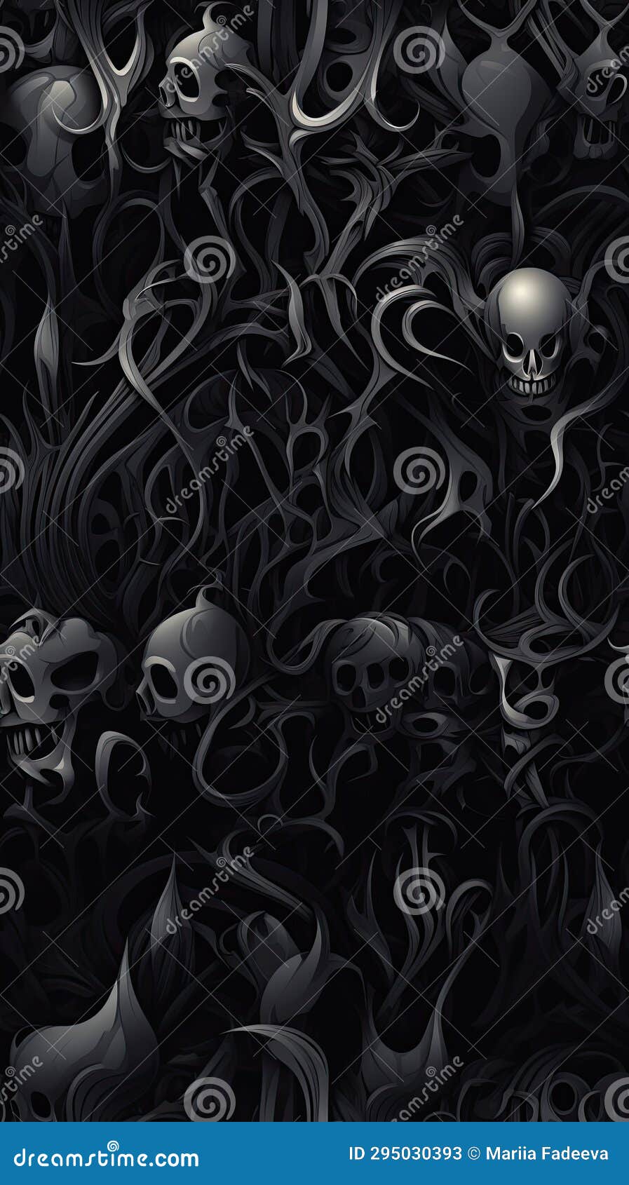 Gothic Dark Pattern with the Addition of Ominous and Surreal Mutations ...