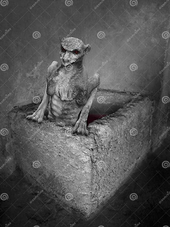 The Gothic Demon stock image. Image of devil, death, dark - 4306687