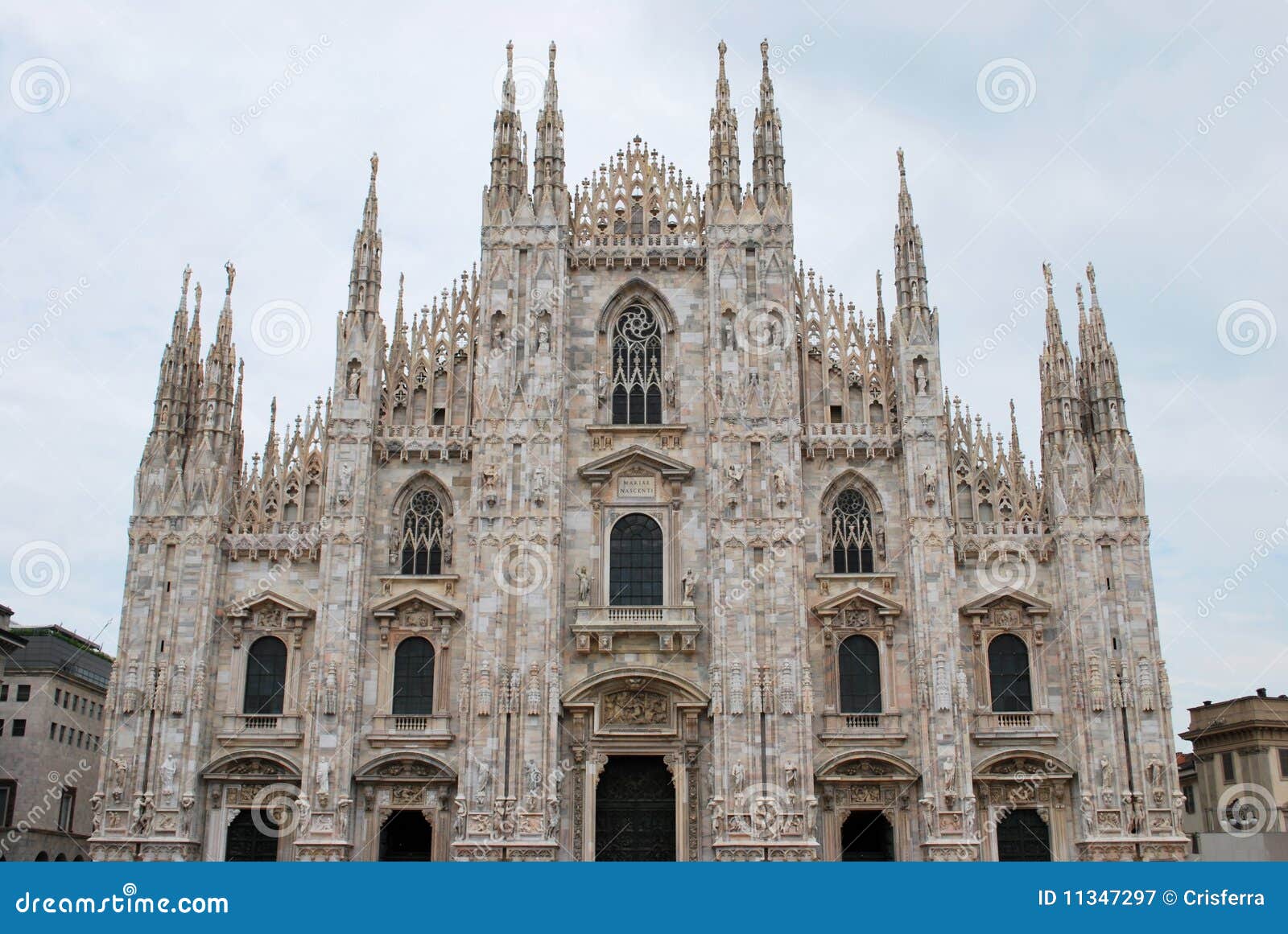Gothic Dome of Milan, Italy Stock Image - Image of tourist, town: 11347297