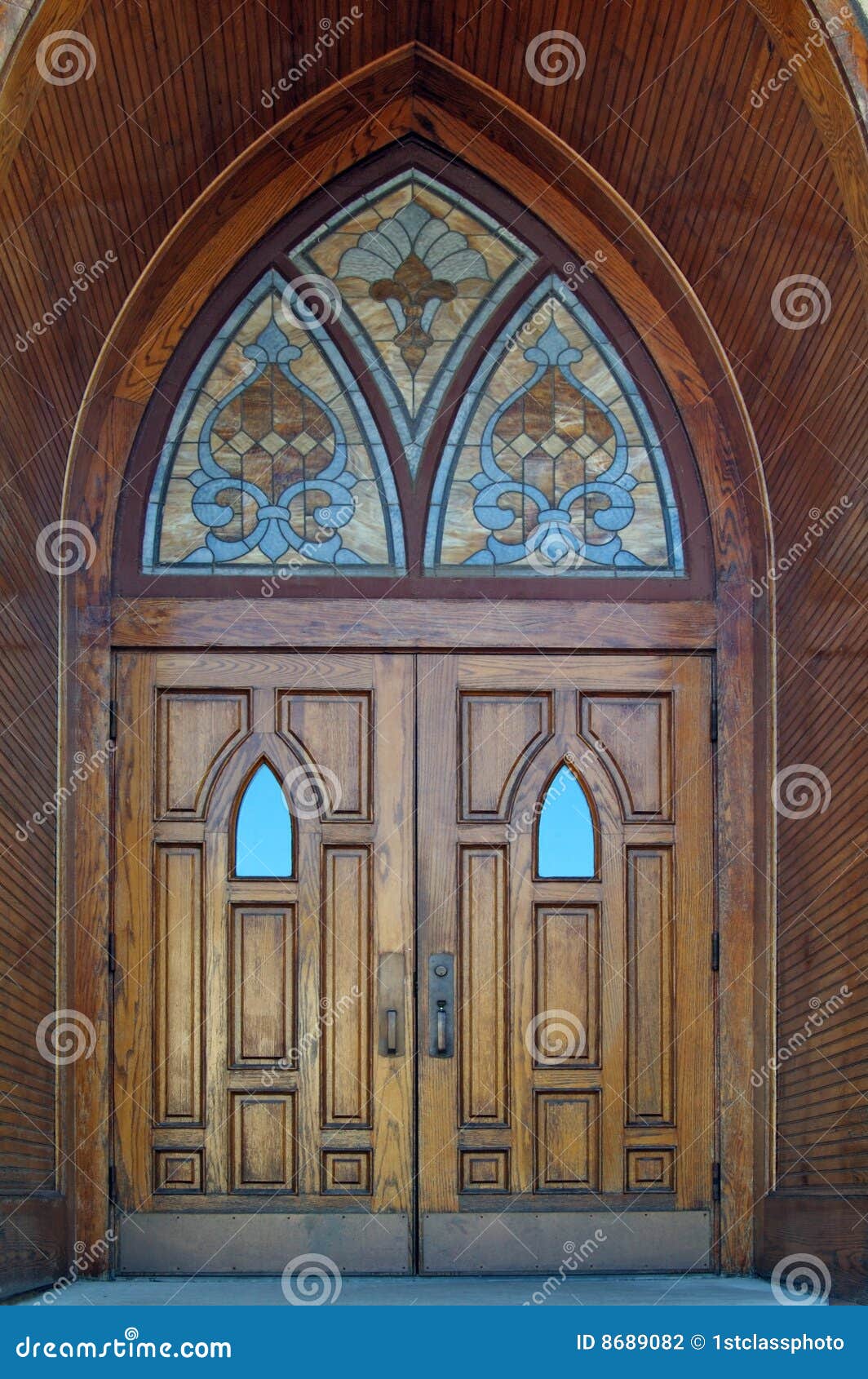 Gothic Doors stock photo. Image of ornate, arch, church - 8689082