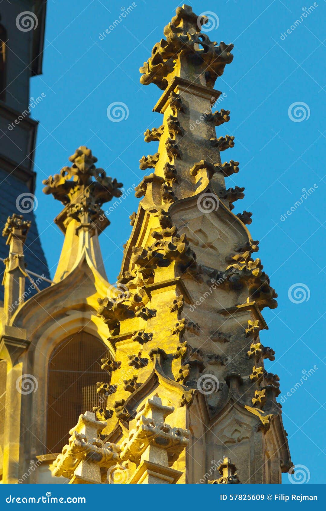 Gothic elements stock image. Image of column, ancient - 57825609