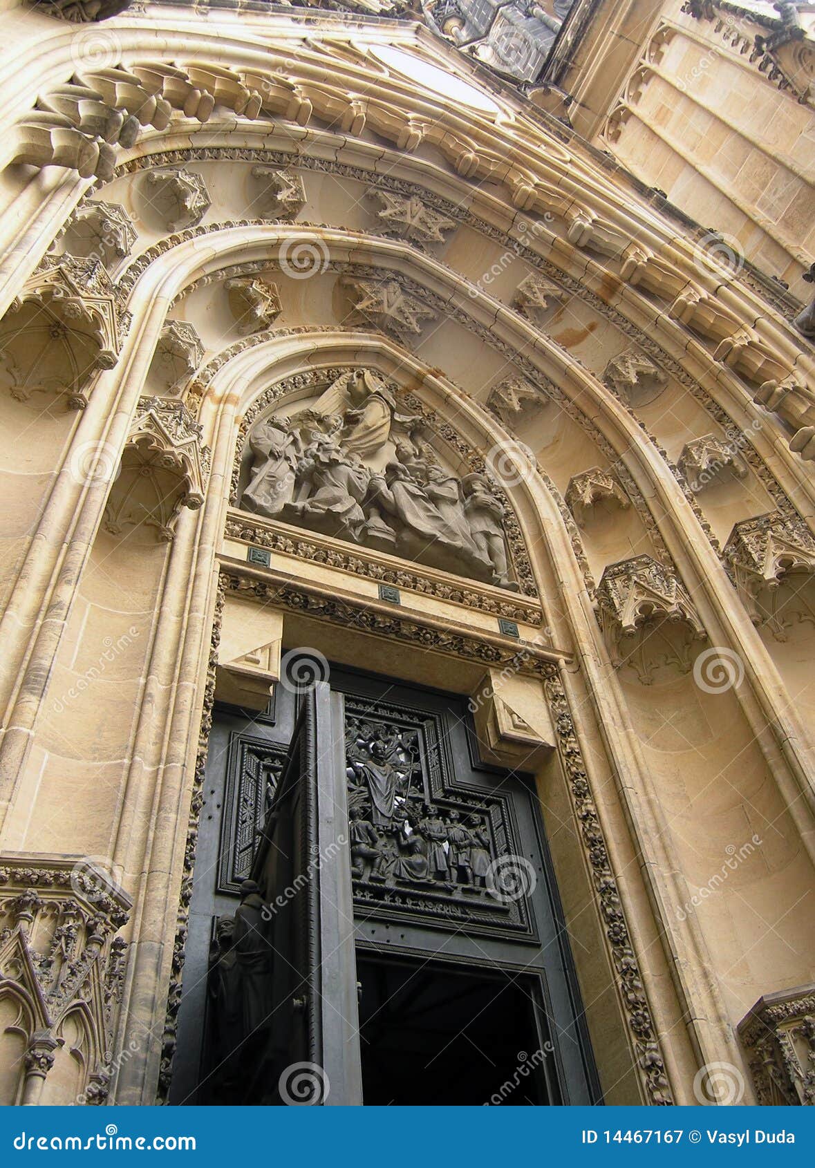 Gothic entrance stock image. Image of dark, history, church - 14467167