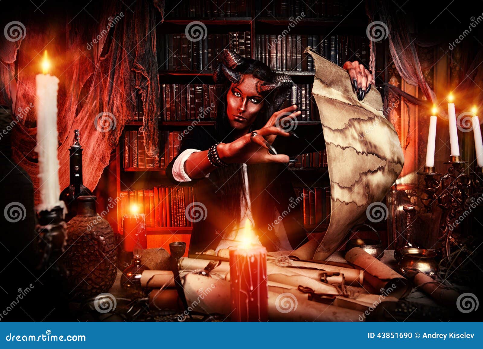 Gothic fantasy stock photo. Image of frightening, evil - 43851690