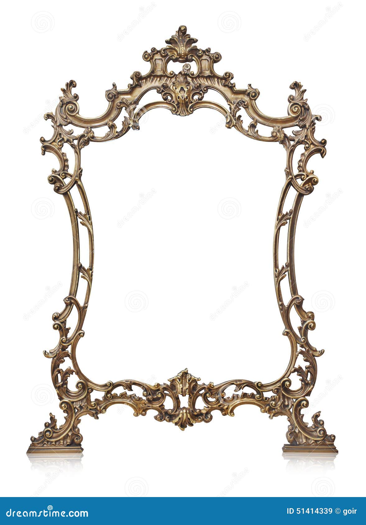 Gothic frame stock image. Image of deco, gold, carving - 51414339