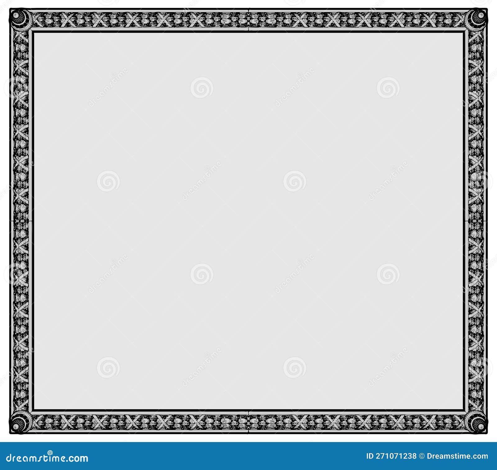 Gothic Frame Vector. Illustration Isolated on White Background Stock ...